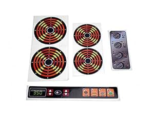 Amazon.com: Decals Stickers DIY Kids Play Kitchen 4 Burners Dials and ...