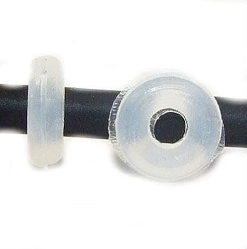 10 Easy To Use Clear Rubber Stopper Rings. Fits All Major Charm ...