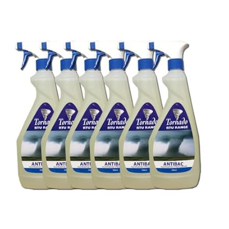 Antibac - General Purpose Cleaner - BS EN 1276 Approved - 6 x 750 Ml ...