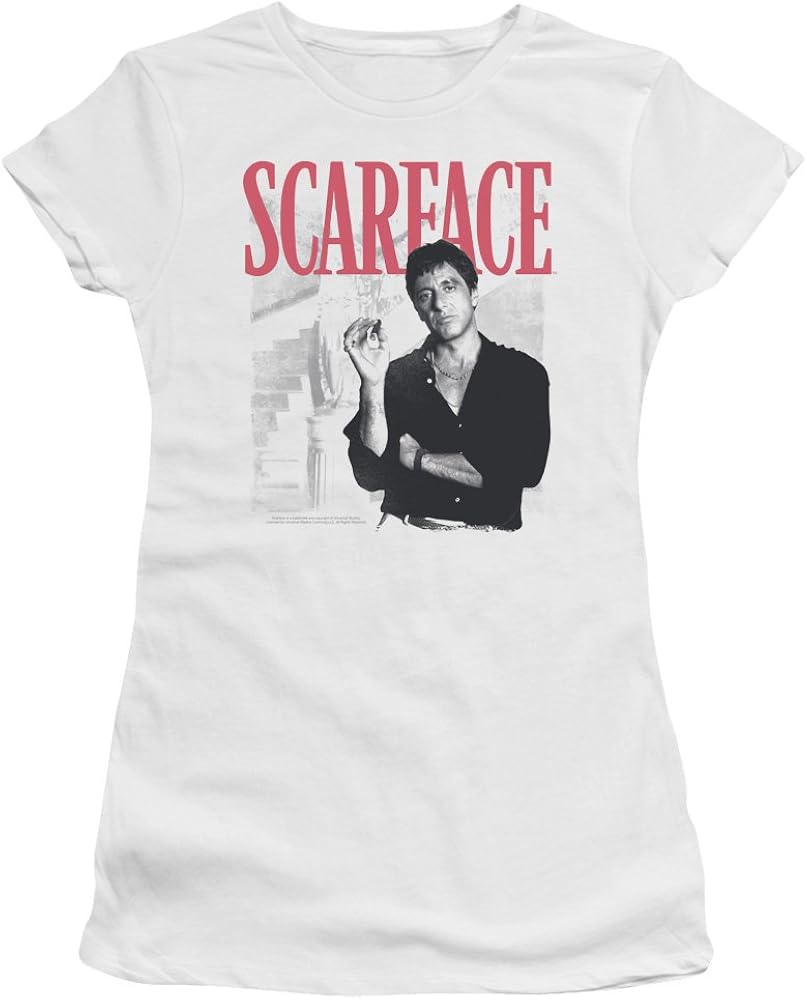 Scarface - Womens Stairway T-Shirt: Amazon.ca: Clothing & Accessories