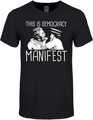 This is Democracy Manifest Mens T-Shirt : Amazon.co.uk: Clothing