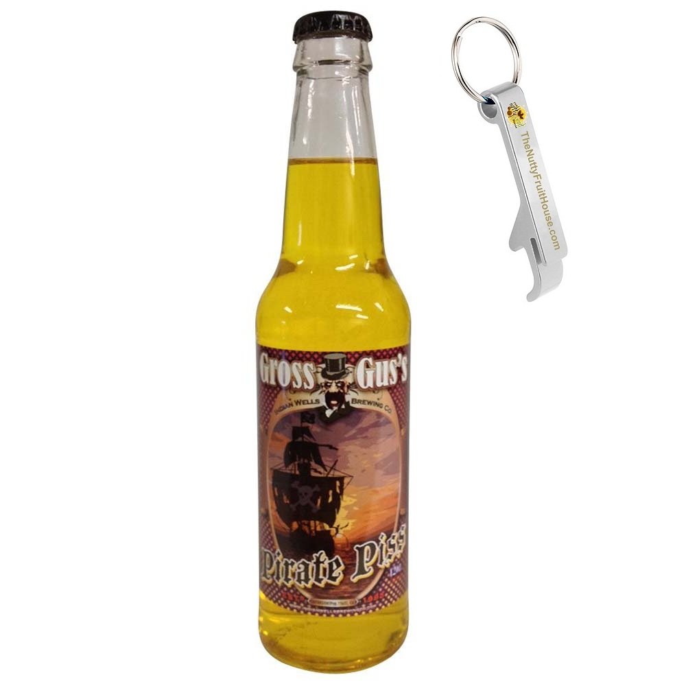 Amazon.com : Gross Gus's Pirate Piss Soda Pop 12-Ounce Bottle 6 Count ...
