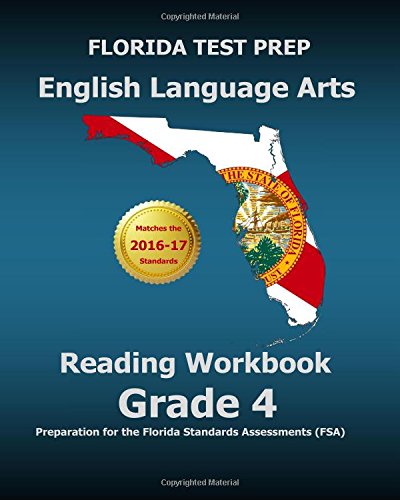 FLORIDA TEST PREP English Language Arts Reading Workbook Grade 4 ...