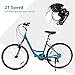 Murtisol Aluminum Comfort Bike 26” Commuter Bike Mountain Bike Hybrid ...