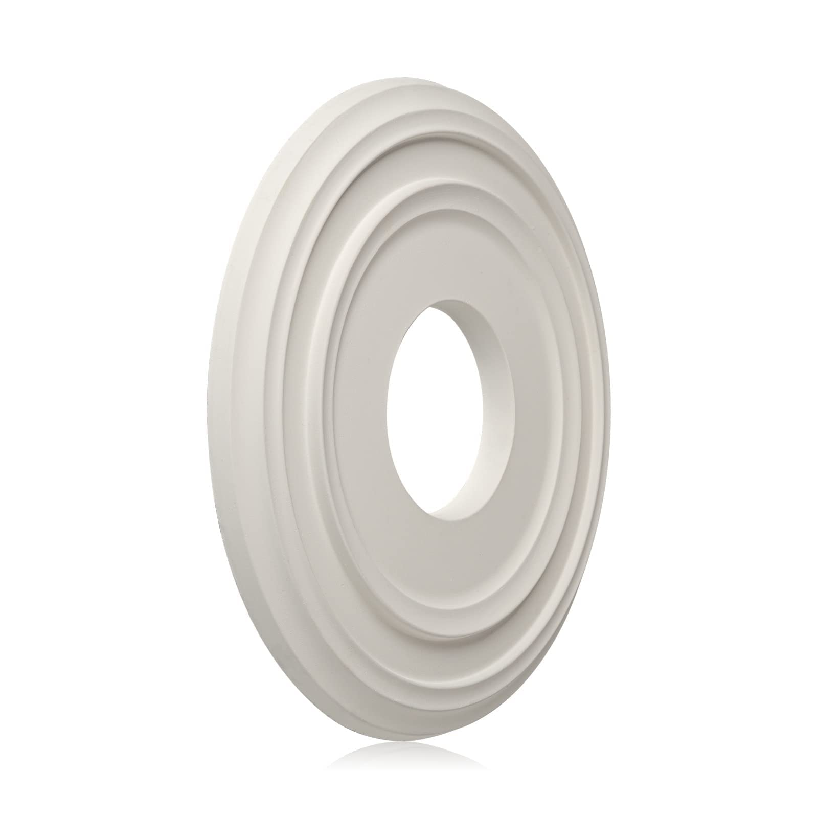 EIFHYT White PU Ceiling Medallions for Light Fixtures and Ceiling Fans ...