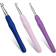 Amazon.com: 3 Sizes Crochet Hooks,Ergonomic Arthritis Handle,5.5 inch ...