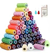 SOLEDI Sewing Thread 60 Colors Sewing Machine Threads Set 228m Each ...