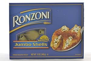 Amazon.com : Ronzoni Jumbo Shells Pasta 12 oz : Italian Pasta : Grocery ...
