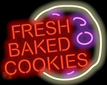 Fresh Baked Cookies Neon Sign - Picture Lights - Amazon.com