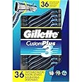 Gillette CustomPlus 3 Disposable Razors 36ct + Free Shipping