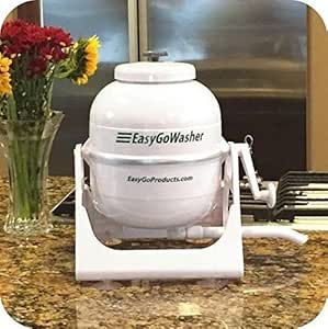 Amazon.com: EasyGo Washer Mobile Hand Powered Washing Machine, Model ...