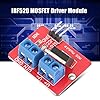 5pcs IRF520 MOSFET Driver Module,MOSFET Button Drive,0-24V PWM Output ...