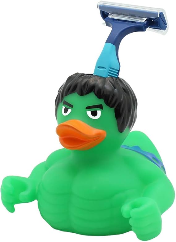 Lilalu GAMMA RUBBER DUCK HOLDY - HULK - RUBBER DUCK NOVELTY GIFT ...