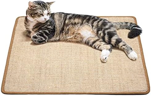 Cat Scratching Mat, Natural Sisal Mat, Sisal Pad for Cat Grinding Claws ...