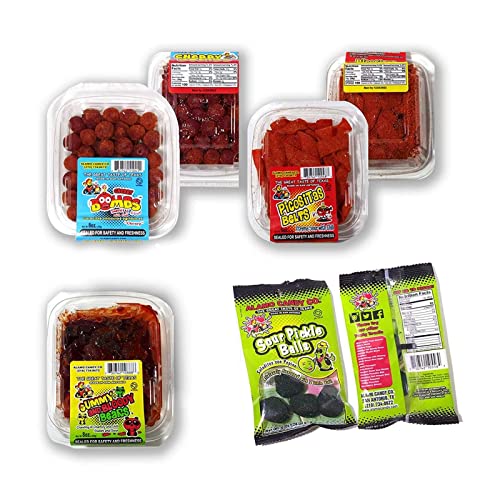 Alamo Candy Variety Candy Pack - Mexican Candy Mix (7 Count) - Gummy ...