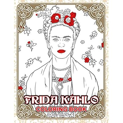 Buy Frida Kahlo Coloring Book: An Cool Coloring Book With Lots Of Frida ...