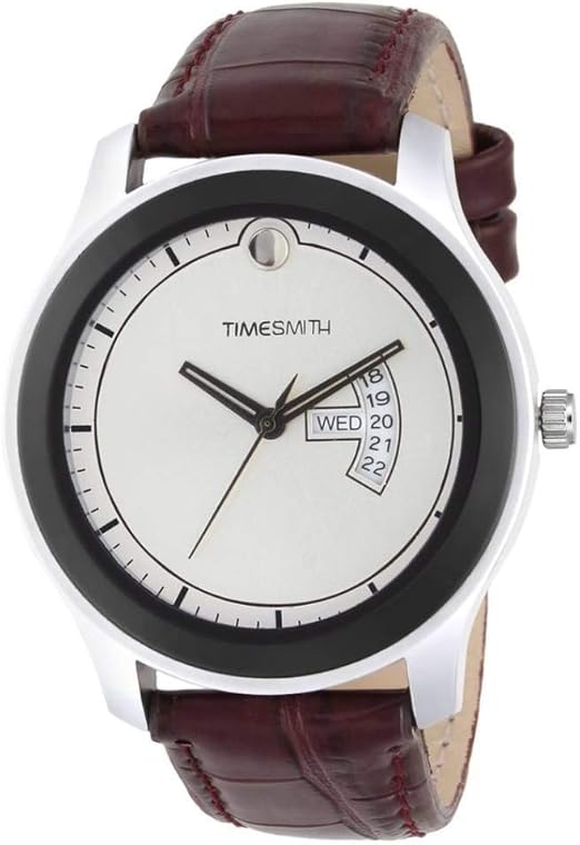 Brown Leather Belt Watch With Multi-Colour Dial: Buy Online at Best ...