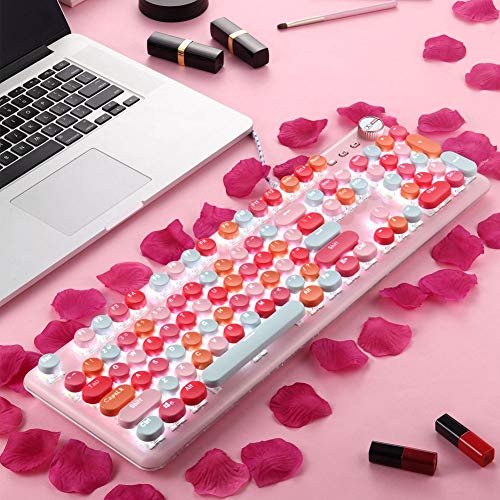 Adjustable LED Light Keyboard, Mechanical Keyboard, 104 Keys. | Pricepulse