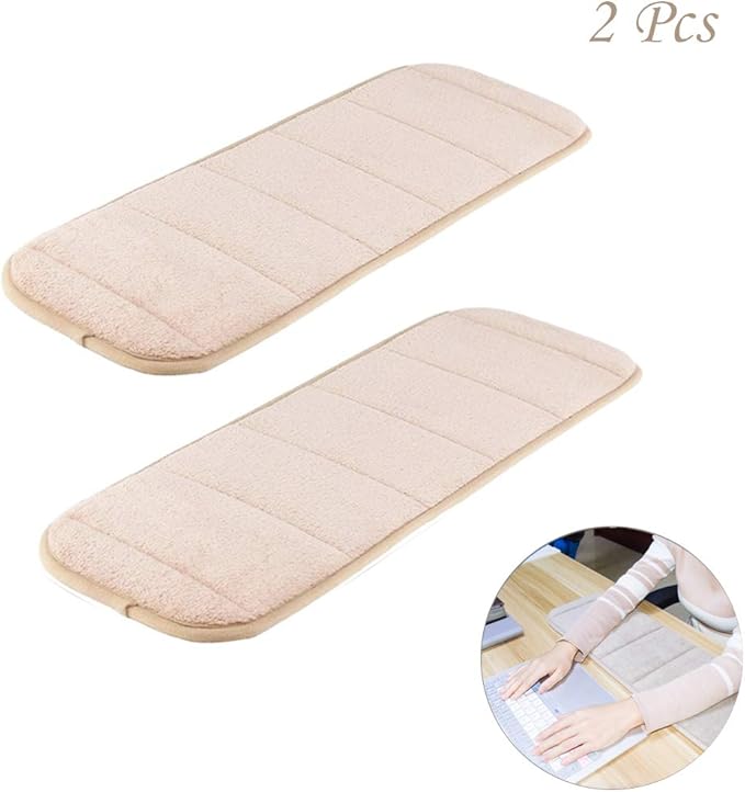 Amazon.com : 2Pcs Computer Wrist Elbow Pad, MERYSAN Upgraded Wrist Rest ...