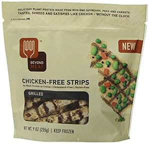 Beyond Meat, Grilled Chicken-Free Strips, 9 oz: Amazon.com: Grocery ...