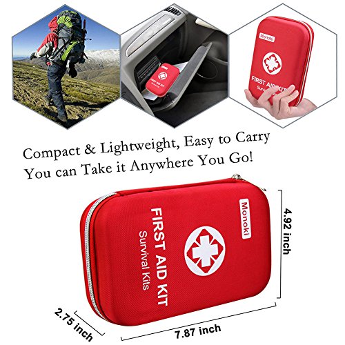 Monoki First Aid Kit Survival Kit, Emergency Survival Kit Medical ...