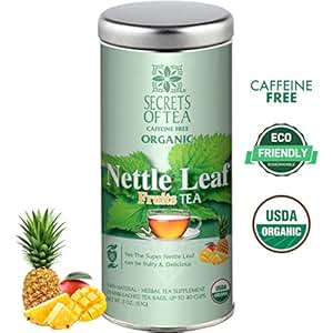 Amazon.com : Nettle Leaf Tea Fruit flavor- USDA Organic- No Caffeine ...