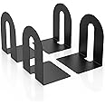 Amazon.com: Heavy Duty 10" Bookends, 2 Pair Black Heavy Duty Bookends ...