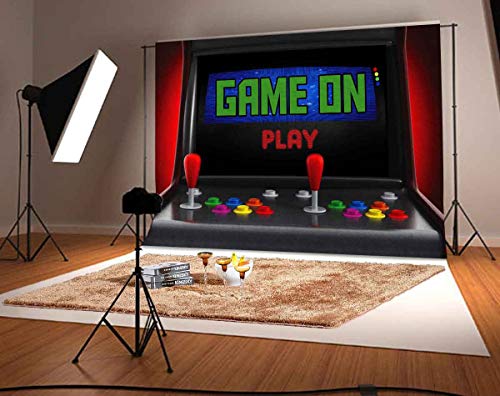 SDDSER Game Backdrops for Photography 7X5FT Arcade Machine Retro Gaming ...