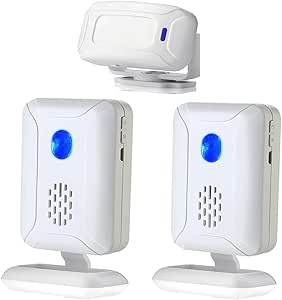 Wireless PIR Motion Sensor Detector Security Alarm Chime,Shop Store Office Home Front Door Entry ...