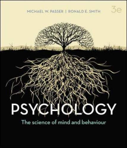 PSYCHOLOGY, 3E: The science of mind and behaviour - Passer, Michael W ...