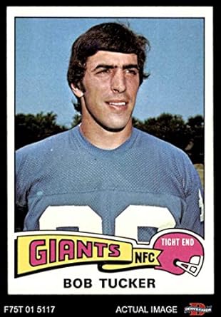 Amazon.com: 1975 Topps # 255 Bob Tucker New York Giants-FB (Football ...