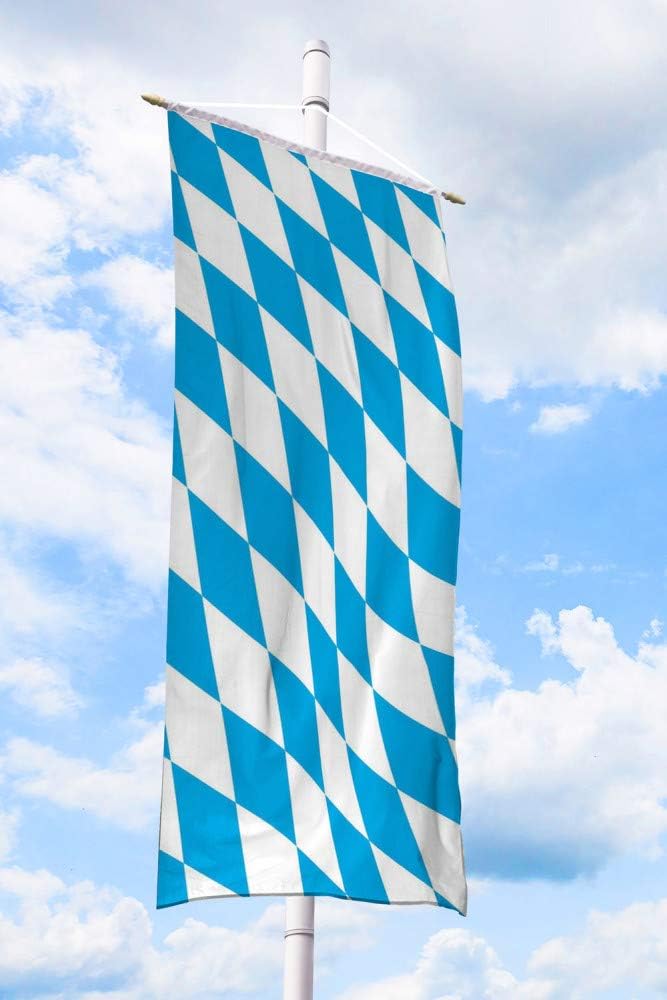 Deitert Bundesland-Flagge Bayern – 80x200 cm Bayern-Flagge (Raute ...