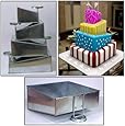 Amazon.com: Euro Tins multi layer cake pans Topsy Turvy Round 4 tier ...