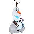 Amazon.com: Gemmy 4 Ft Airblown Inflatable Frozen Olaf Holding Hot ...