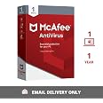 Mcafee Anti-Virus (1 PC | 1 Year) (Email Delivery in 24 hours- No CD ...
