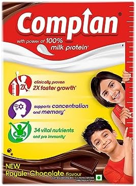 Complan Nutrition and Health Drink Royale Chocolate, 200gm (Carton ...