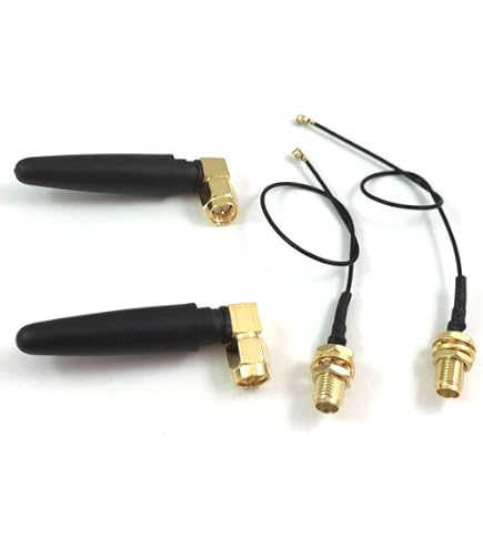 2.4GHz 5.8GHz Antennas Probox AW050 Mini Dual Band WiFi Antennas (2 ...