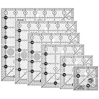 Amazon.com: Creative Grids - 6 Square Quilt Rulers - 2.5", 3.5", 4.5 ...