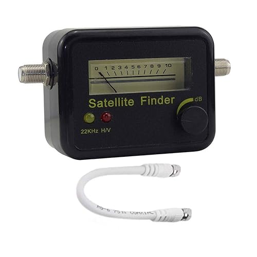 HiLetgo Digital Satellite Signal Tracker Dish FTA HD Monitor TV Signal ...