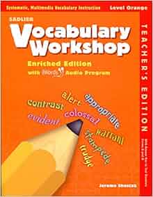 Sadlier Vocabulary Workshop Level Orange Enriched Edition Teacher's ...