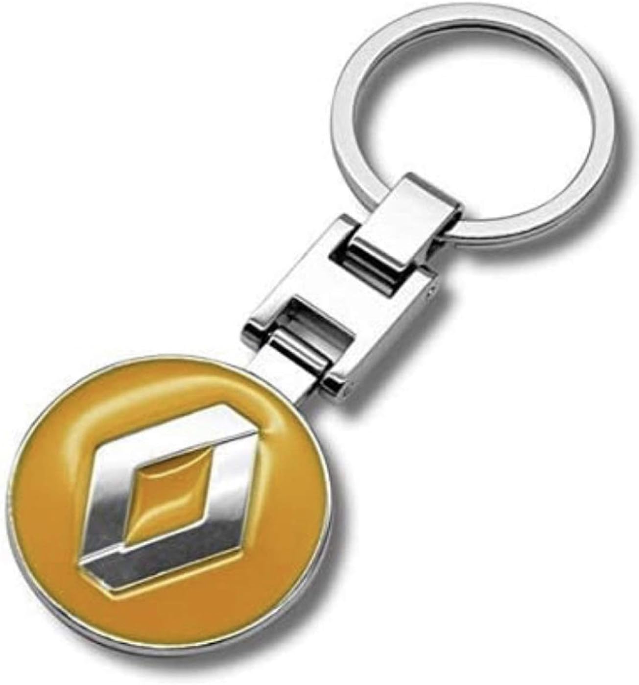 BOGOO Metal Chrome 3D KEYRING for Renault Clio Megane Kadjar Zoe Scenic ...