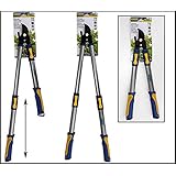 Deuba® Telescopic Pruning Shears Loppers 2 in 1 Cable Pull Max.Working ...