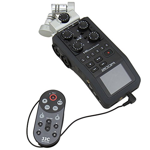 JJC H6 Cable Wired Remote Control Commander for Zoom H6 & H6 All Black ...