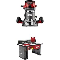 SKIL 10 Amp Fixed Base Corded Router with Portable Router Table (RT1323 ...