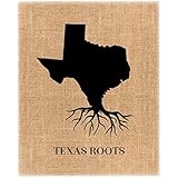 Amazon.com: CALIFORNIA Roots Burlap or Canvas Print Unframed Wall Art ...