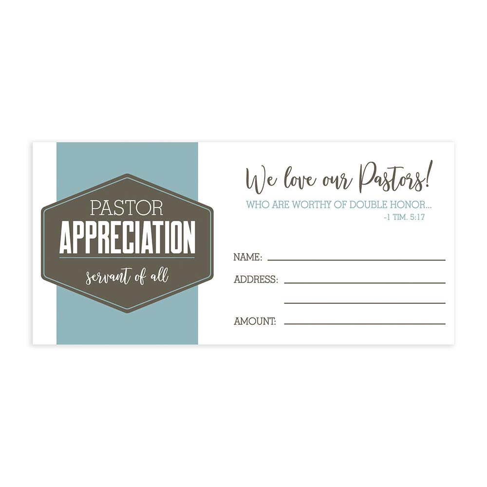 Pastor Appreciation Offering Envelope - Pastor Appreciation - Servant ...
