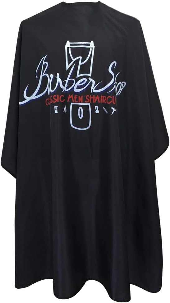 Barber Capes for Men, Pelocapa Hair Cutting Cape with Metal Snap ...