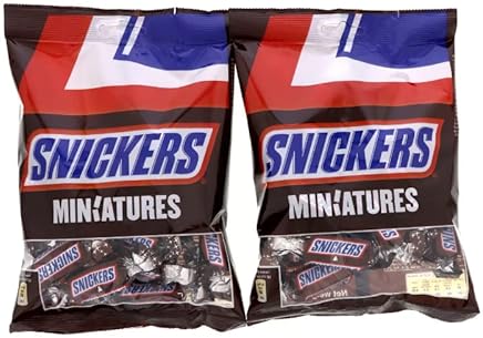 Snickers Miniatures Chocolate 2 Pack 150 g price in UAE | Amazon UAE ...