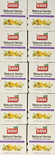 Badia Natural Herb Tea Bag, 10-Count Boxes (Pack of 20) | Amazon price ...