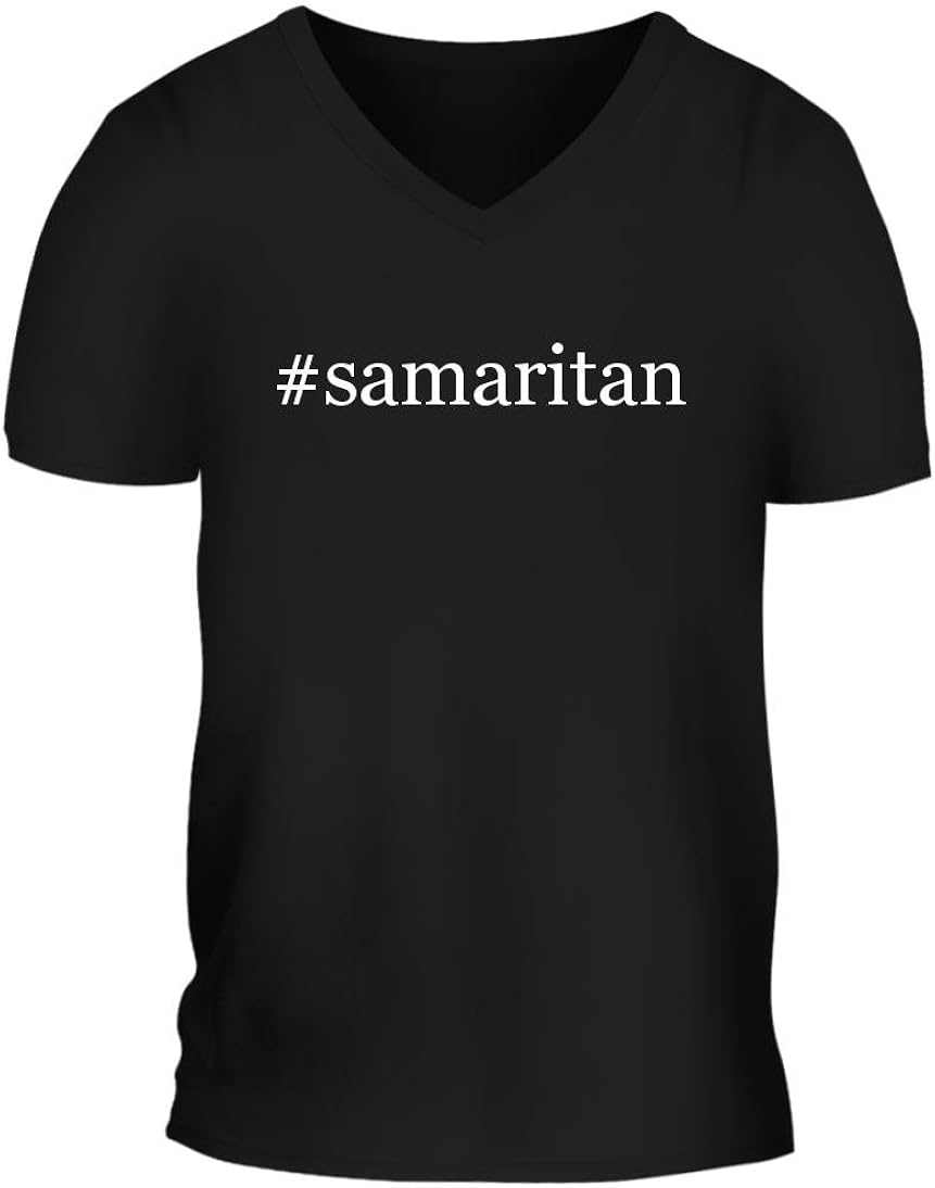 Amazon.com: #samaritan - A Nice Hashtag Men's Short Sleeve V-Neck T ...